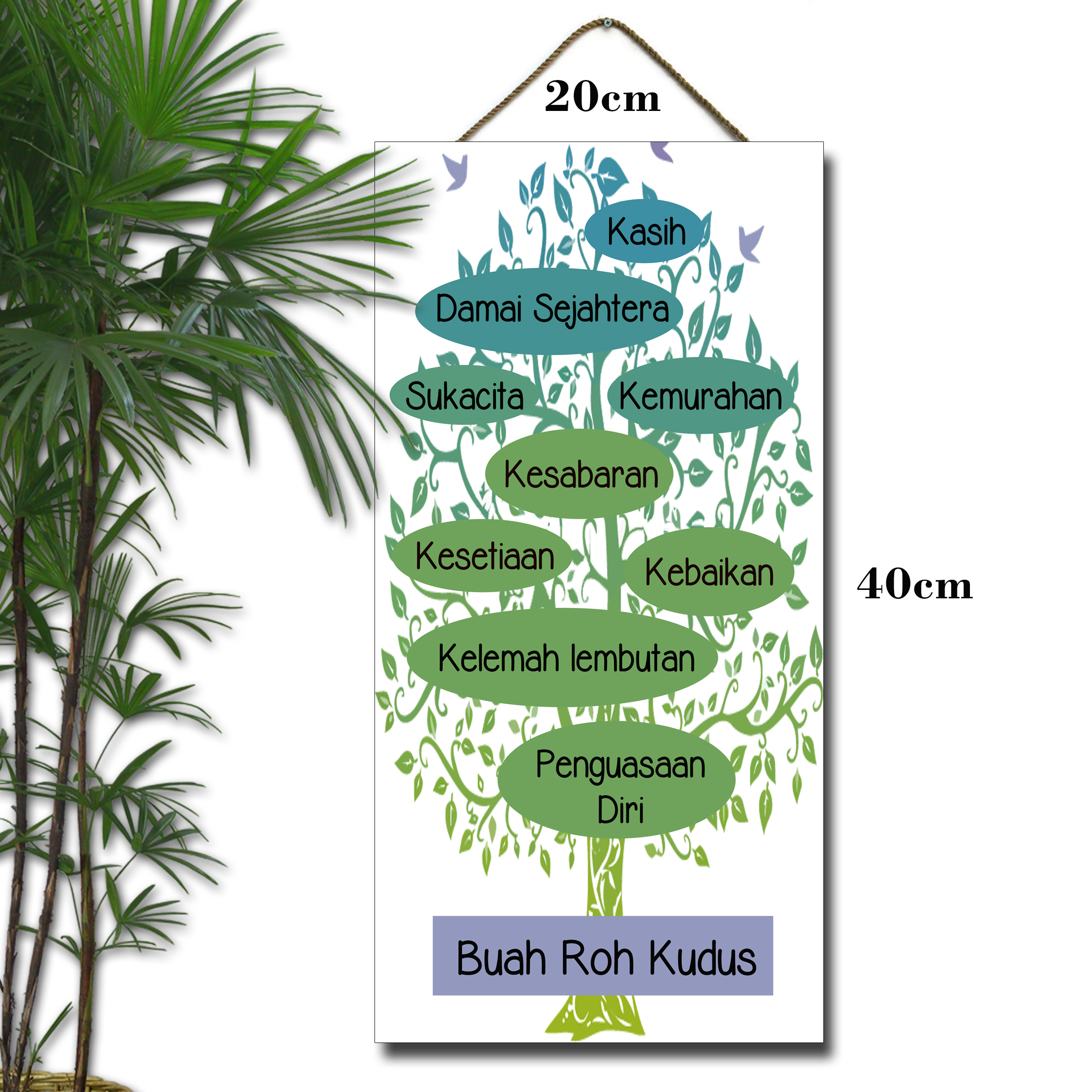 Hiasan Dinding Rohani Buah Roh Kudus | Lazada Indonesia