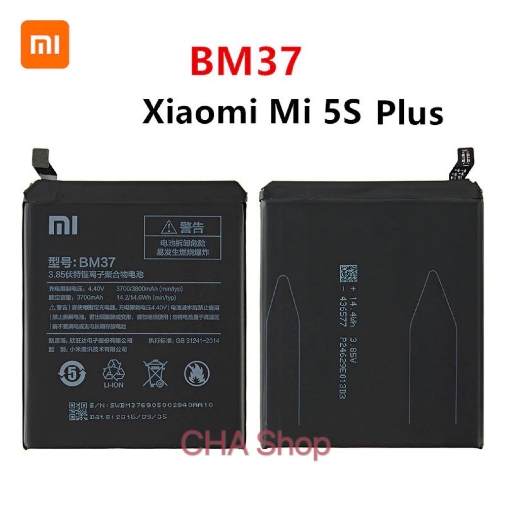 แบตเตอรี่ Xiaomi 5S Plus 5Splus 3800MAh BM37 แบต Xiao mi mi 5s Plus battery BM37 พร้อมชุดถอด - C ...