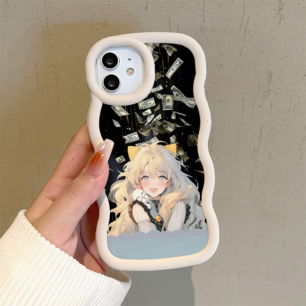 AMORVOR for Samsung A06 Back Cover Cute Rich Girl Pattern Luxury Phone ...