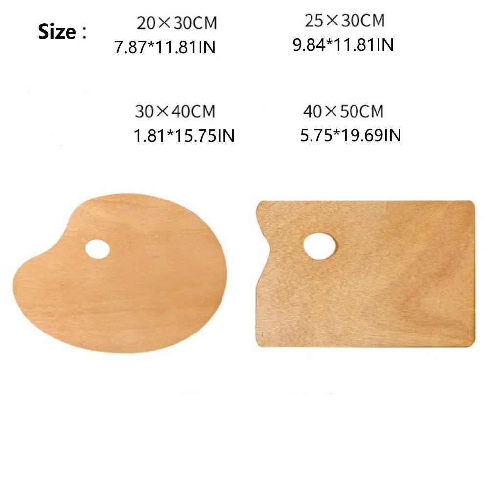 Container Painting Color Oil Paint Palette Oval/Square 4 Size Color ...