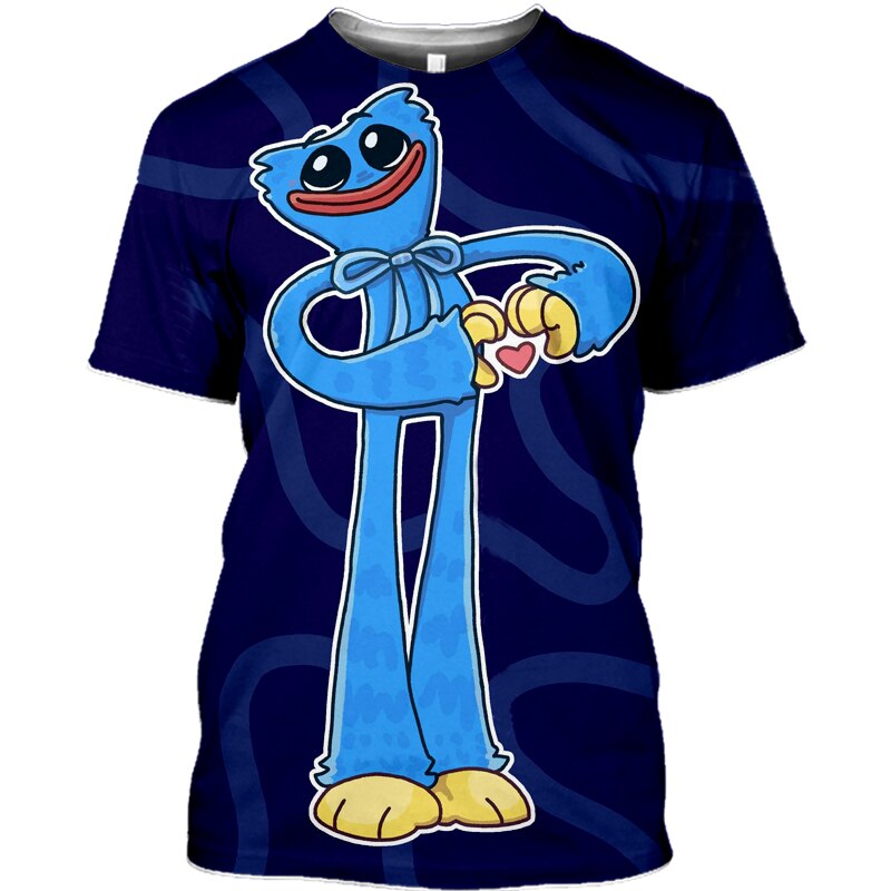 Poppy Playtime Boys T Shirts Kids Game 3D Printed Harajuku 2022 Summer ...