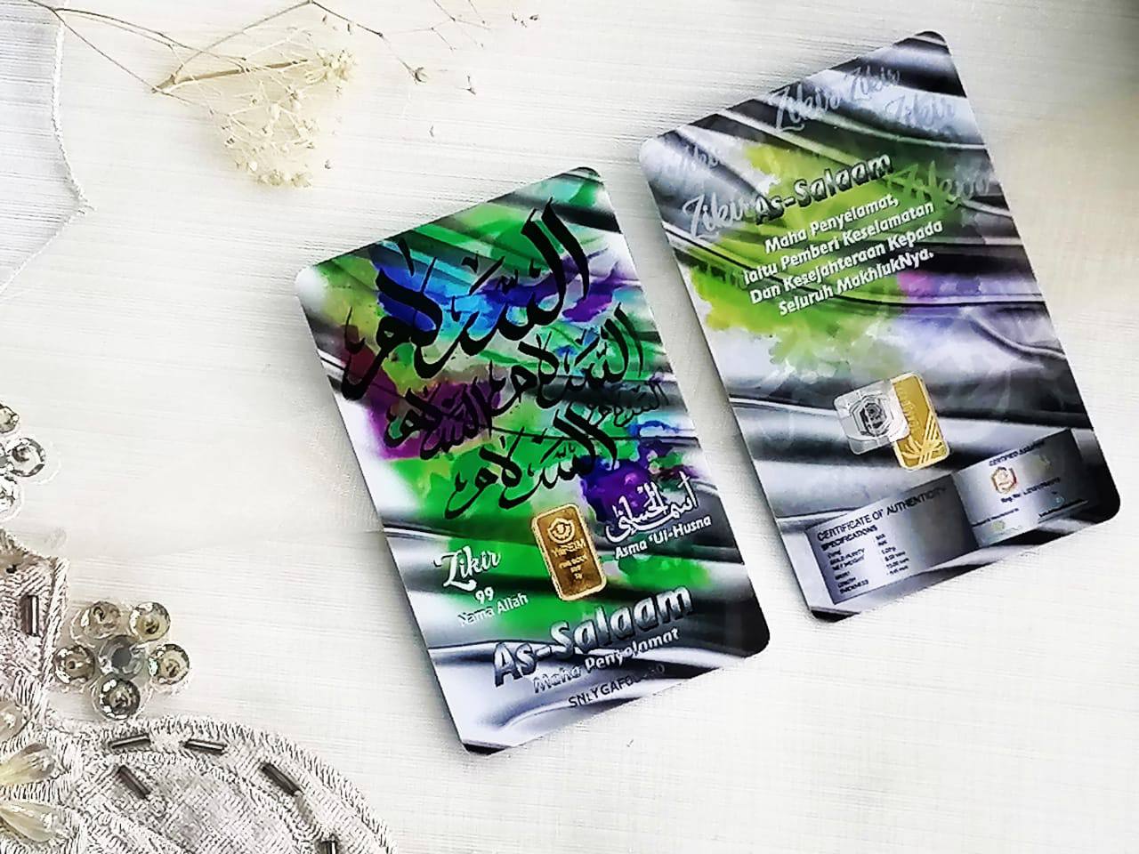 YAPEIM GOLD : WAFER 1G EDISI ASMA'UL HUSNA - AS SALAAM | Lazada