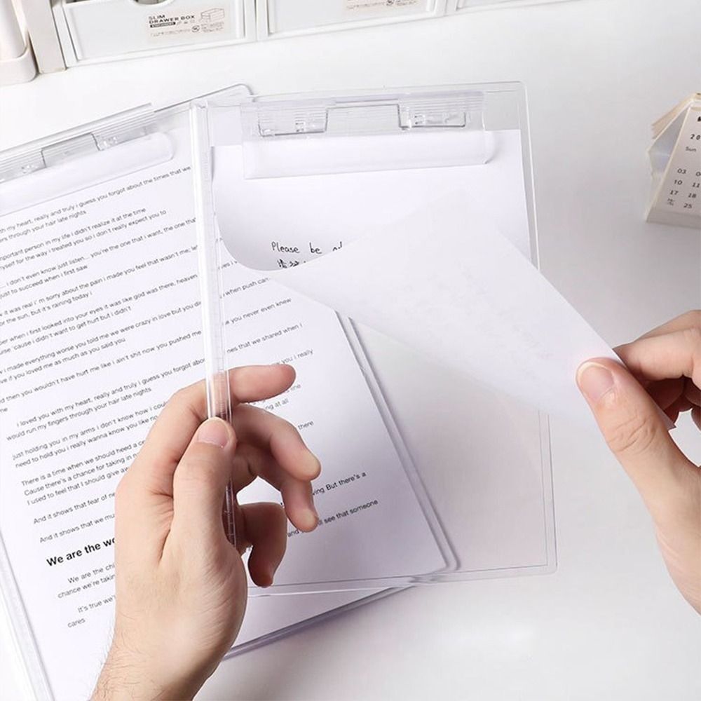 【The Quiet Page】Acrylic File Folder Board High Quality A4/a5 ...