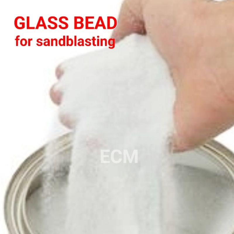 GLASS BEAD BLASTING / SANDBLASTING GLASS BEAD / PASIR KACA (1KG / 3KG ...