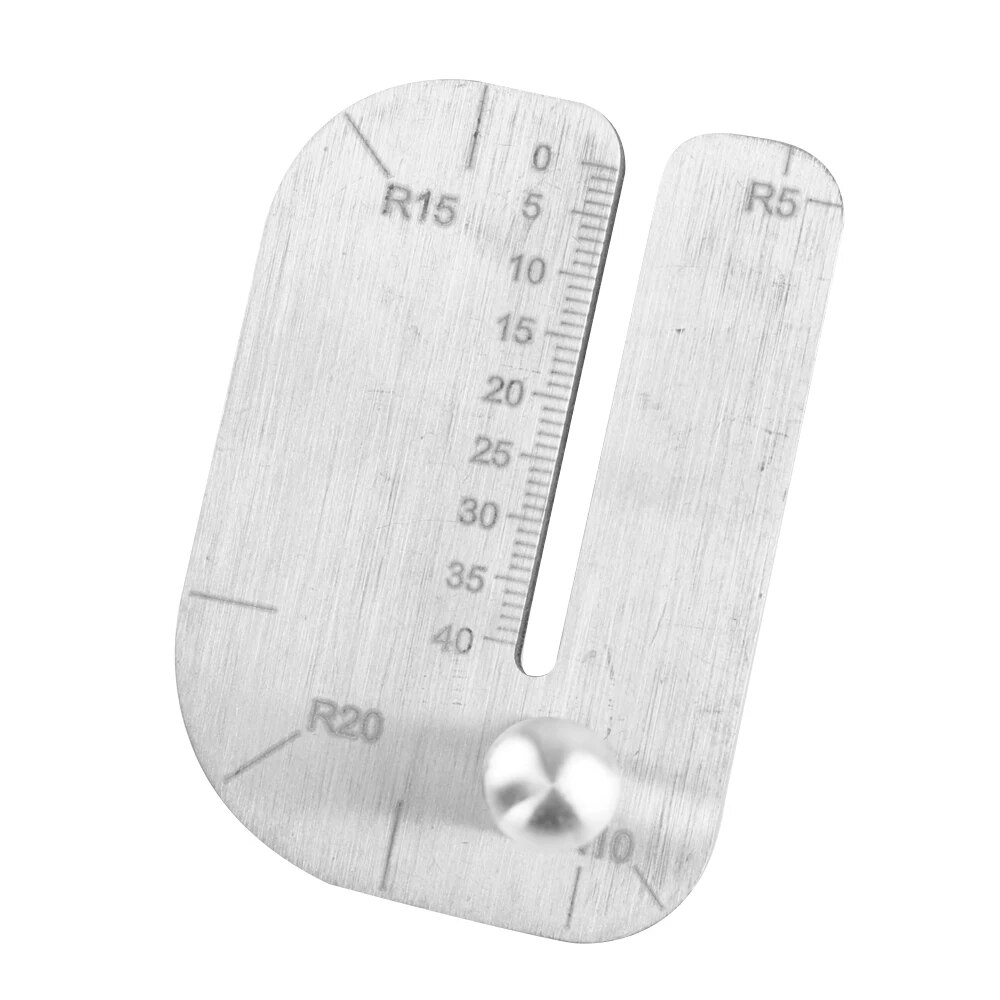 Stainless Steel Leather Pulling Board Practical Cutting Ruler Tool ...