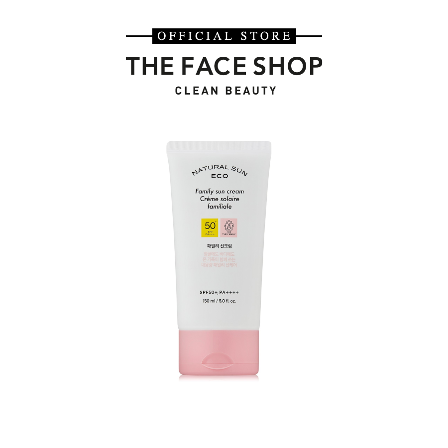 THEFACESHOP Natural Sun Eco Family Sun Cream SPF50+ PA+++ | Lazada Singapore