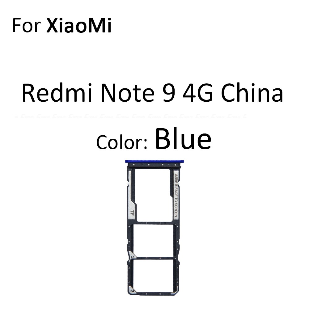 Sim Card Tray Socket Slot Reader Adapter For XiaoMi Redmi Note 9 Pro 4G ...