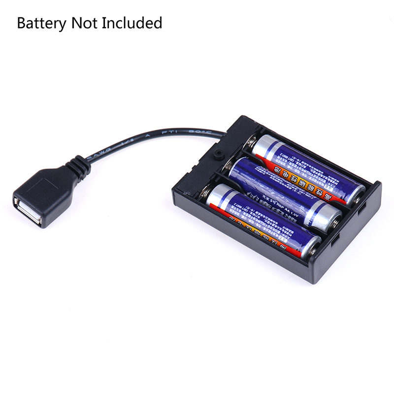 GY 3*AA battery box with usb port for building block led light kit with ...