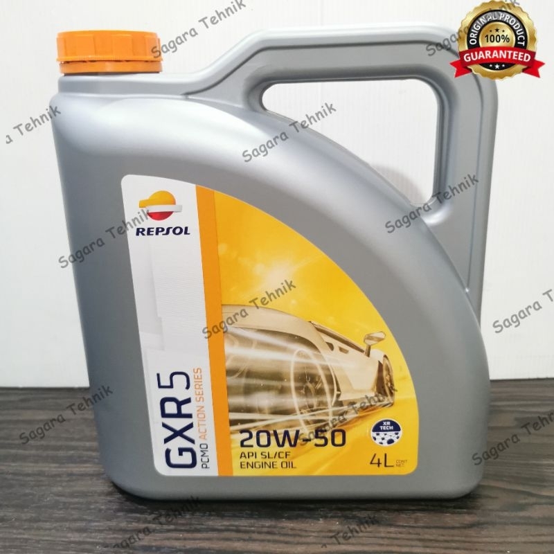 OLI MESIN REPSOL GXR5 SAE 20W-50 4LITER REPSOL 4 L 20W 50 | Lazada ...