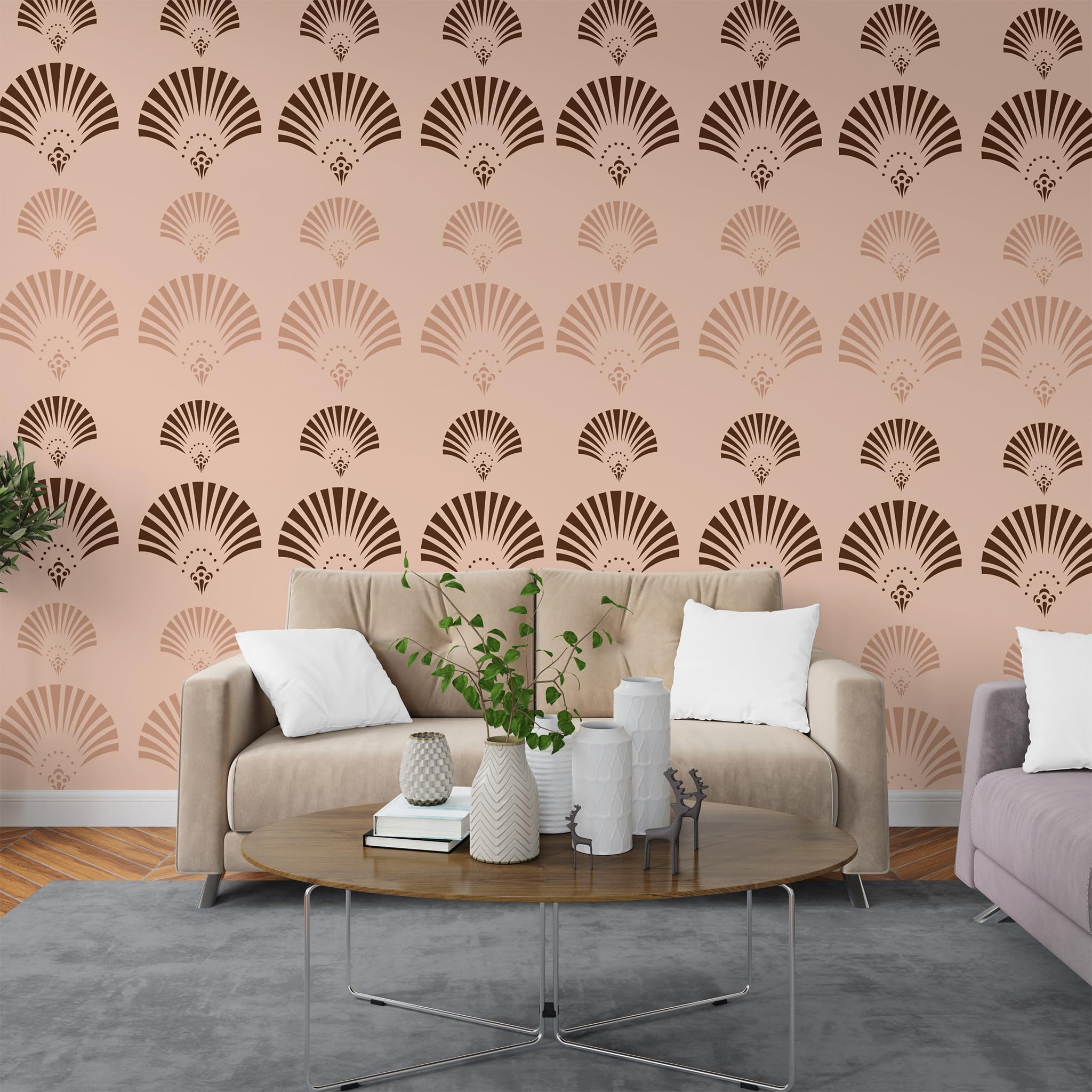 Light Burst Wall Stencil – 16x24 Inch Reusable Stencil for Wall ...