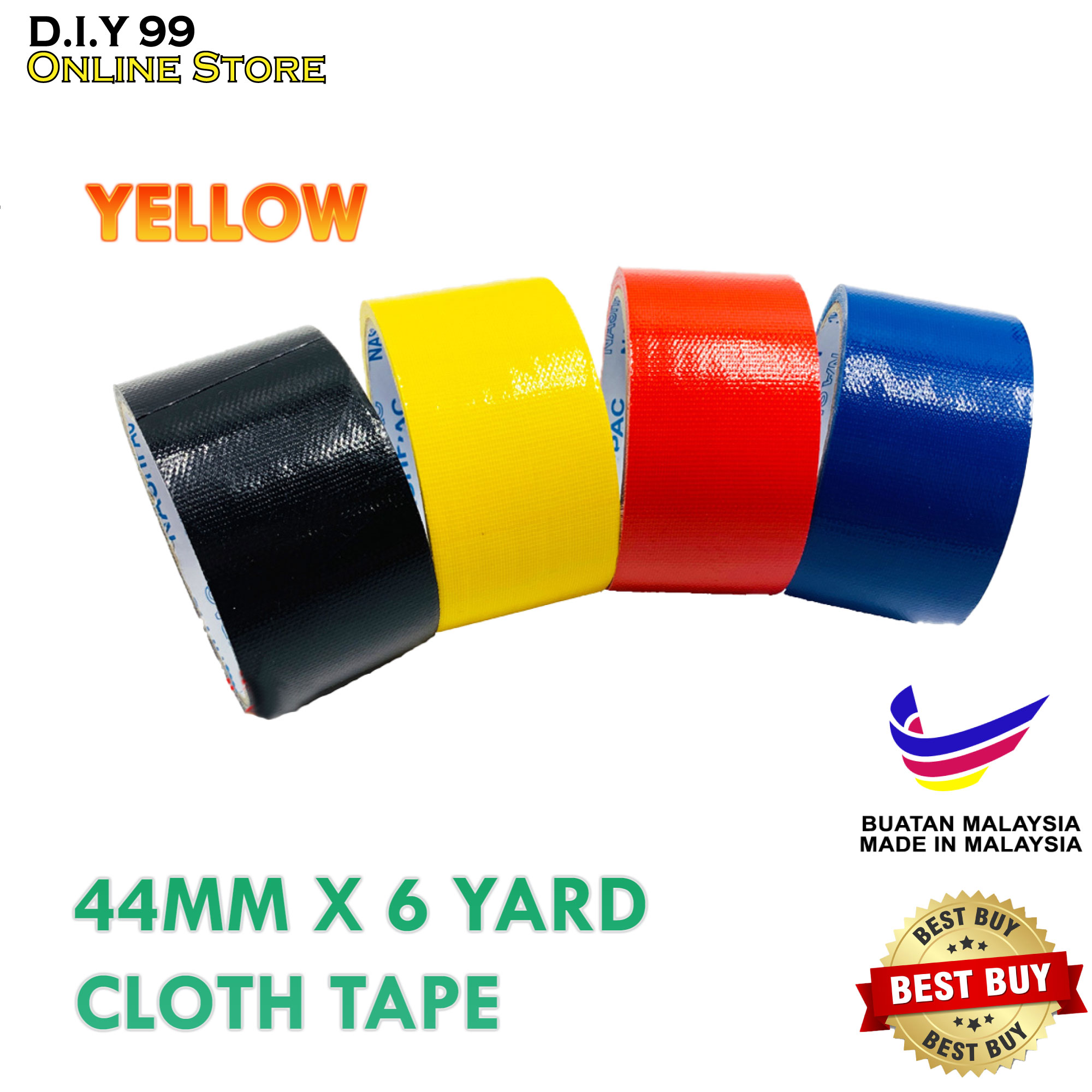 Binding Cloth Tape High Quality Cloth Tape 44mm / 2" inch / 1 inch ...