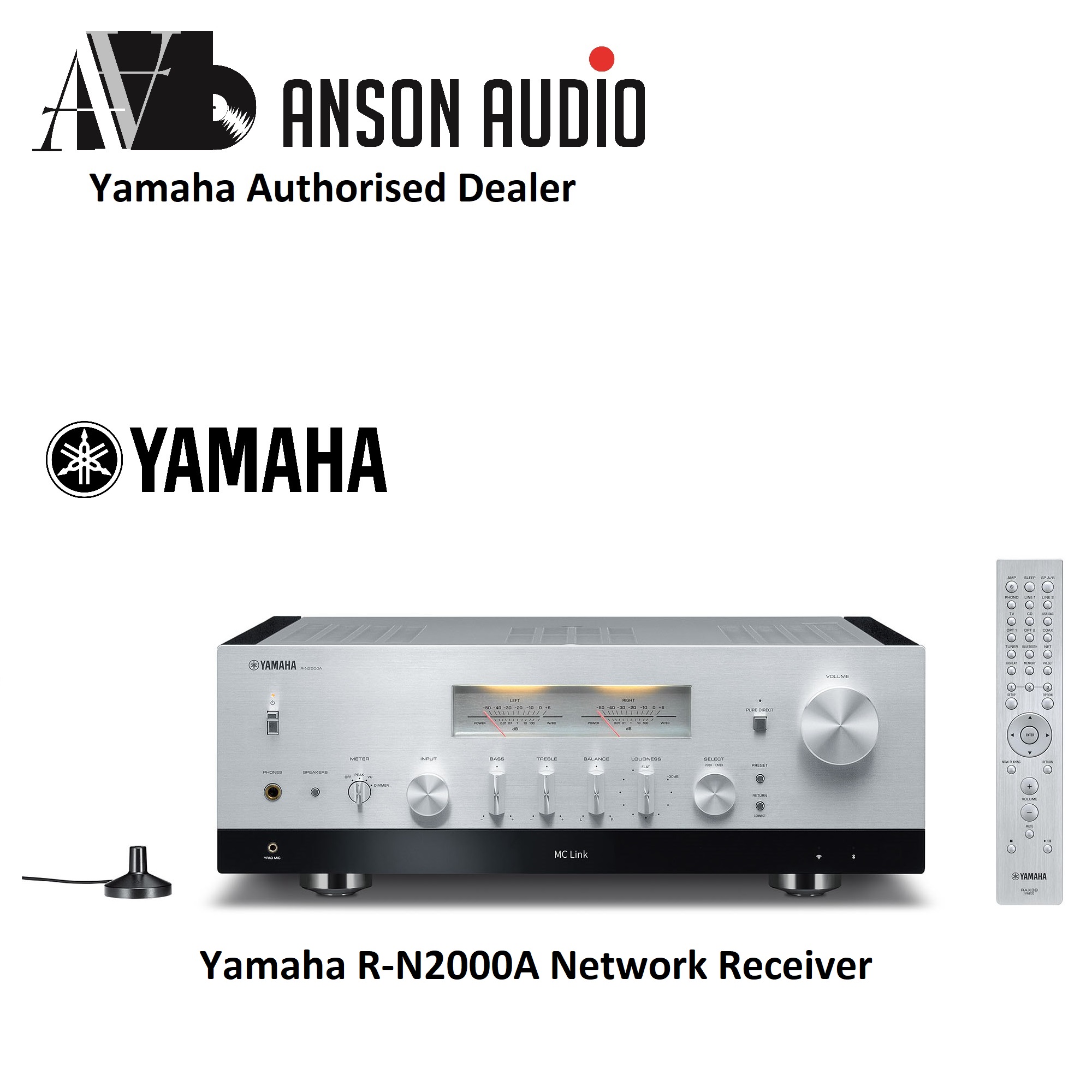 Yamaha R-N2000A Network Receiver with Wi-Fi, Bluetooth, Apple AirPlay ...
