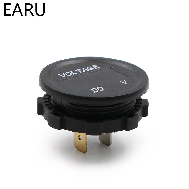 【BorderlessBazaar】Waterproof Auto Boat Mini Digital Voltmeter DC5V-48V ...