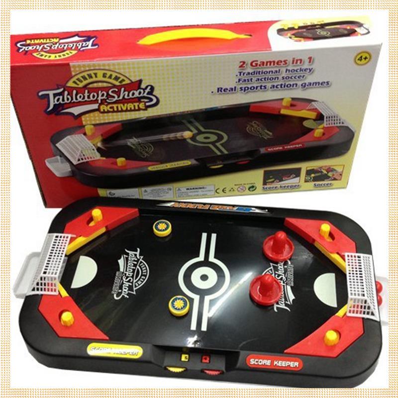 (CFGN) Mini Ice Hockey Table 2 in 1 Ice Hockey Tabletop Game For ...