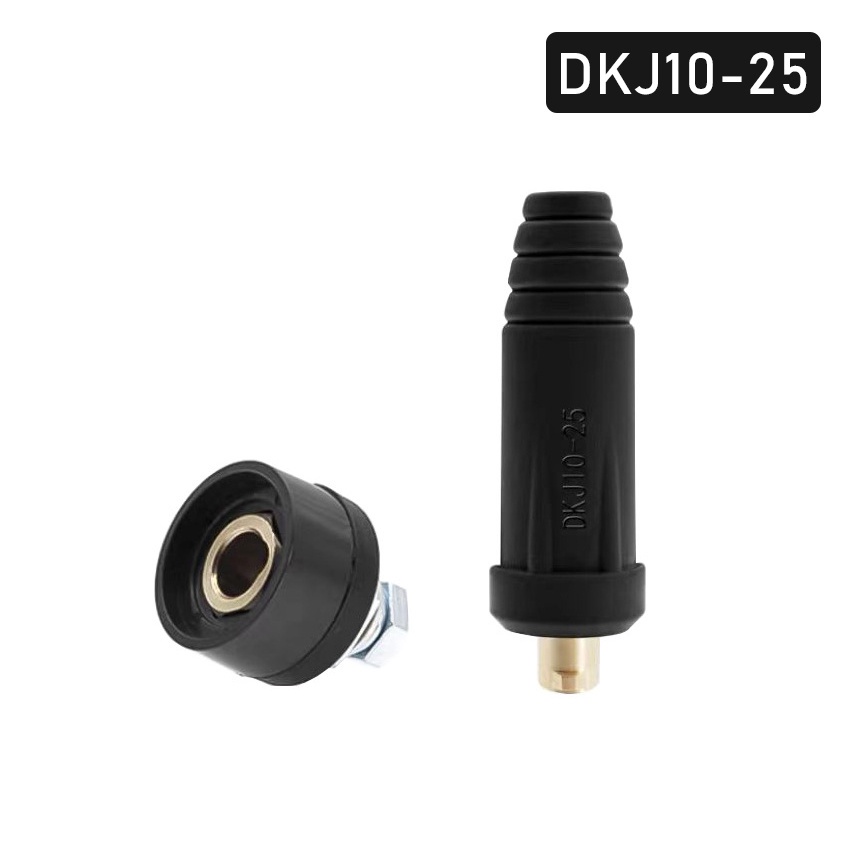 Konektor Kabel Las Male Female DKJ 10-25Mm 35-50Mm Konektor Mesin Las ...