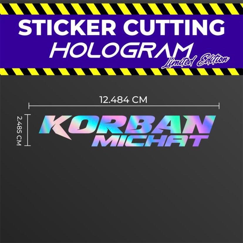 Sticker cutting korban michat | Lazada Indonesia
