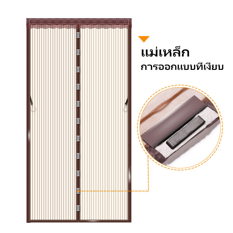 SHENG SHUN JIA HE แผ่นประตู ม่านแม่เหล็กกันยุงเวอร์ชั่นเกาหลีแมลงฤดู ...