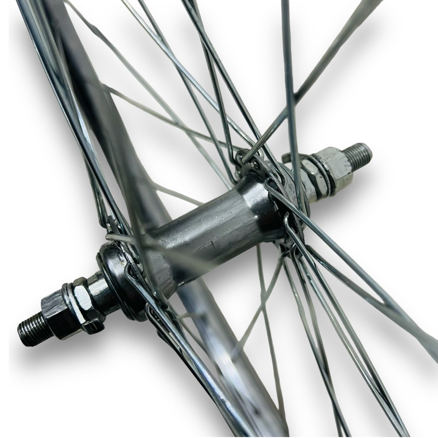 Bicycle Steel / Alloy Rim, Double Side Thread Hub 36/36 Holes 24 and 26 ...