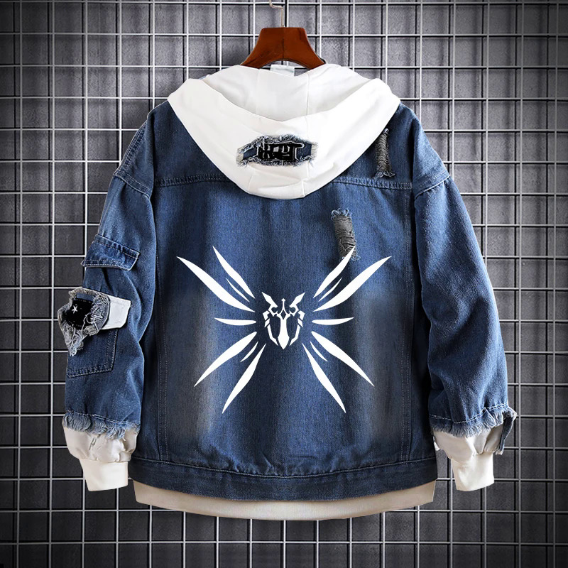 Game honkai impact 3 3rd denim jacket Yae Sakura cosplay costume mens ...