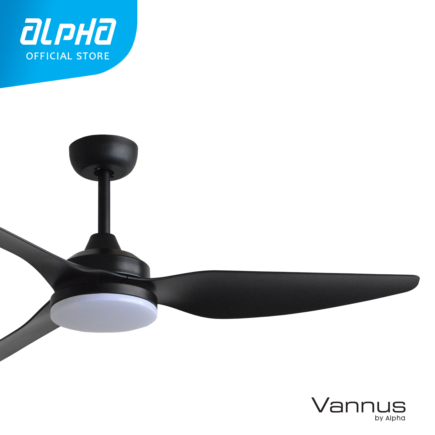 ALPHA Vannus - VC2 LED & VC3 LED 3B 52 Inch DC Motor Ceiling Fan with 3 ...