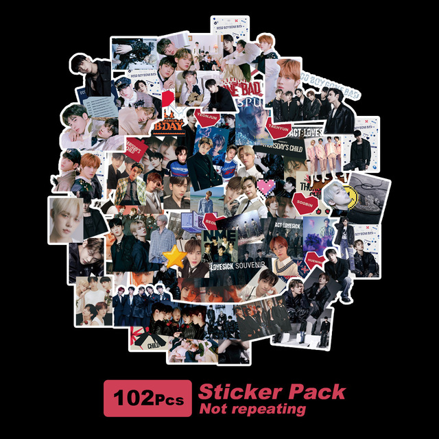 【Hottest Trends】Kpop New Album Good Boy Gone Bad Stickers Ateez Sticker ...