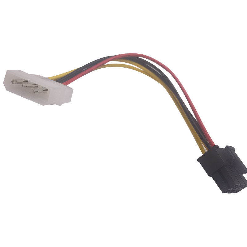 Molex Adapter Cable 4 Pin to 6 Pin PCIe Power Connector 17.5cm - Khaki ...