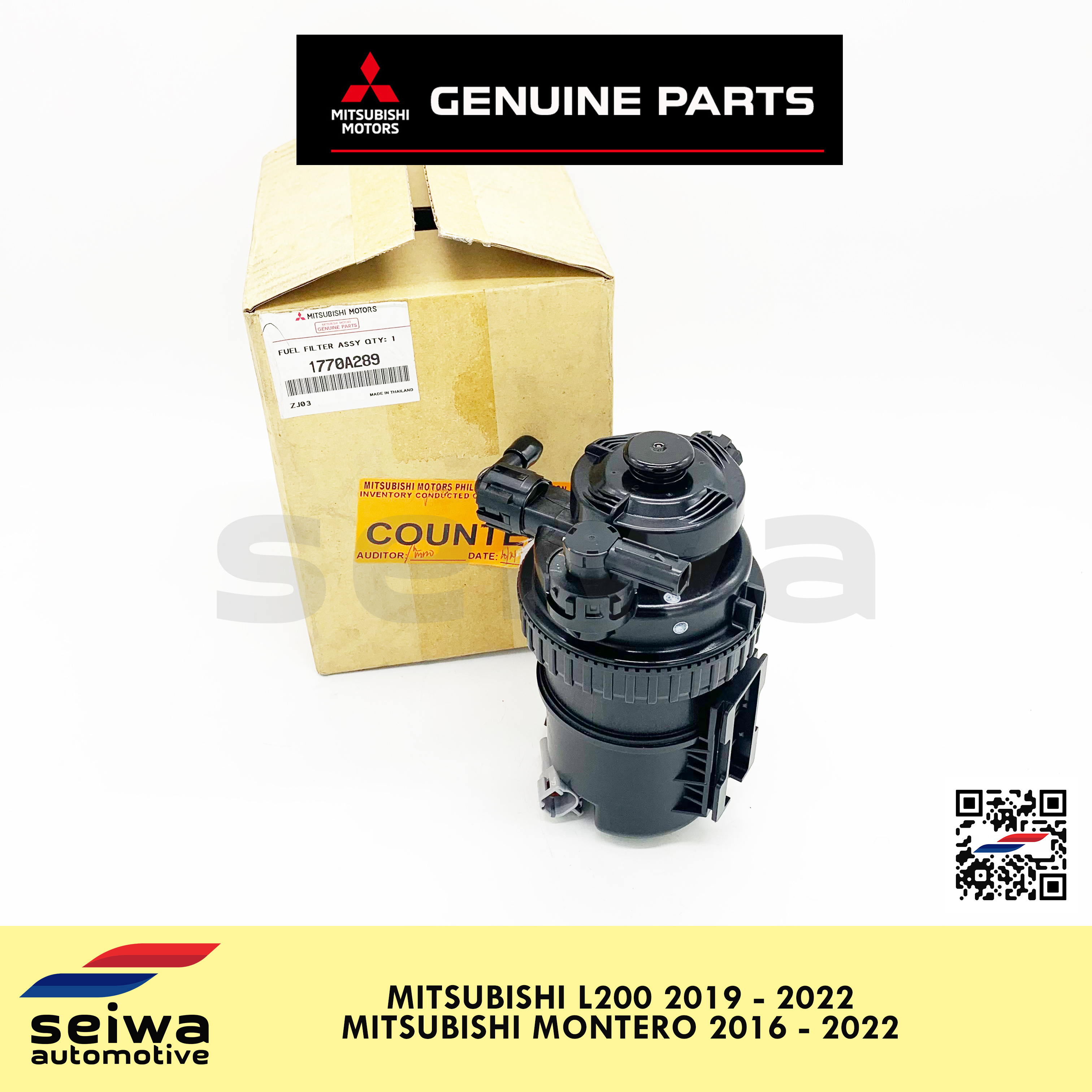 [2016 - 2022] Mitsubishi Montero Fuel Filter Assy - [2019 - 2022 ...