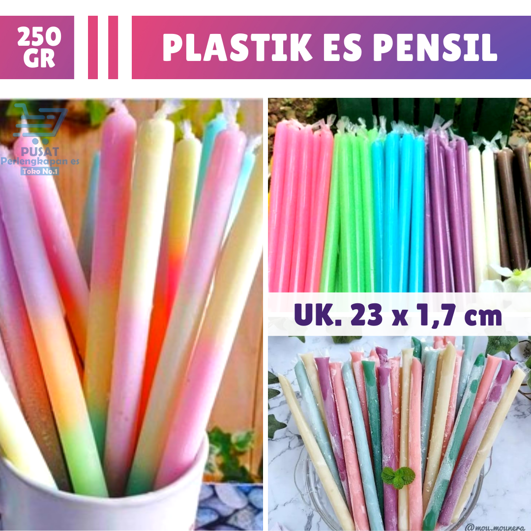Kemasan Plastik Es Pensil Kemasan Es Lilin Kemasan Es Krim Lilin ...