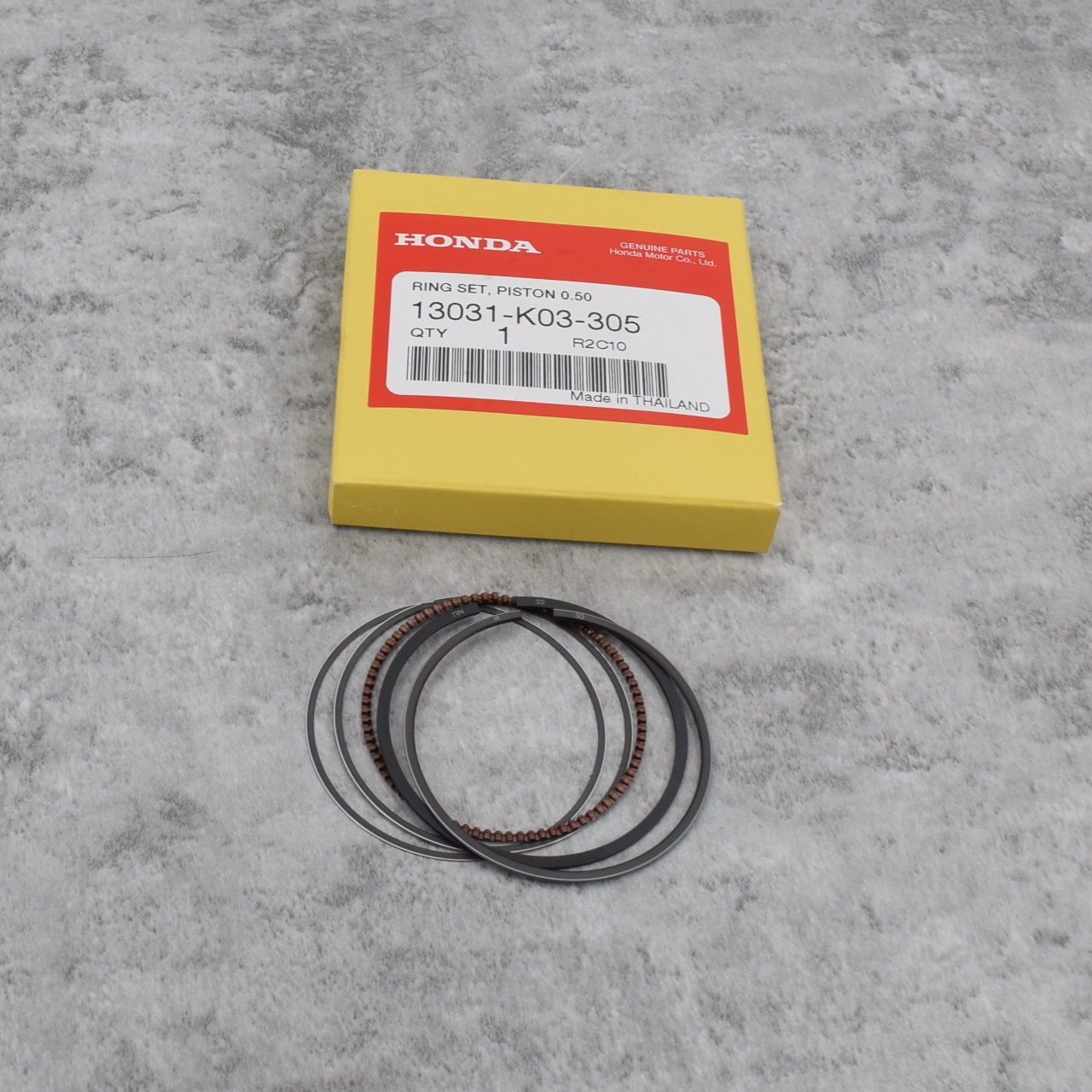 ชุดแหวนแท้ เวฟ/ดรีม 110i ขนาด50.50มิล (S.50) ราคา/1ชุด 13031-K03-305 ...