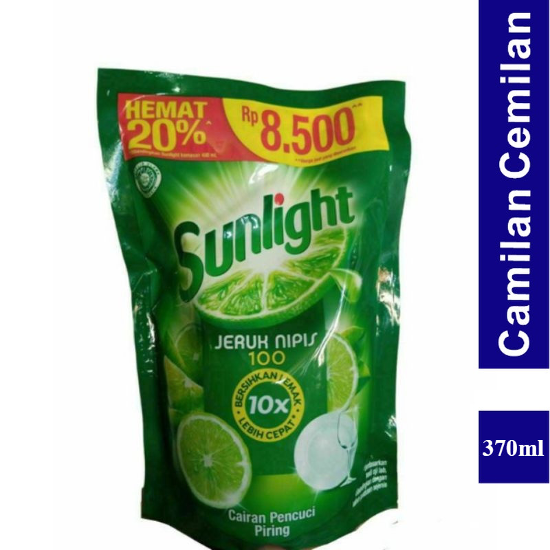 Sunlight Sabun Cuci Piring Jeruk Nipis Kemasan 8500 isi 370 ml | Lazada Indonesia