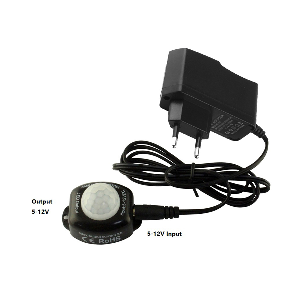 【TopazTrove】Motion Sensor Light Switch 5V 12V Motion Sensor DC Movement ...