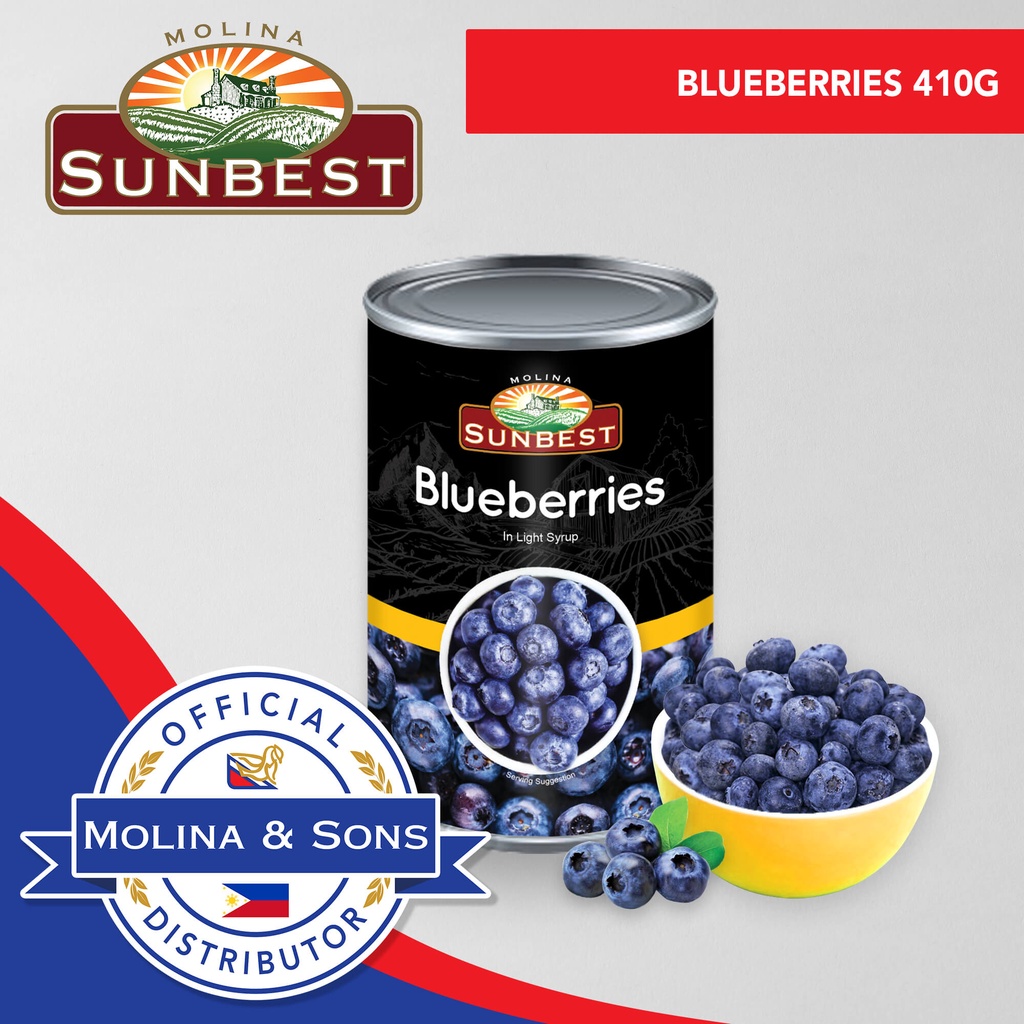 Fast send Sunbest Blueberries 410g | Lazada PH