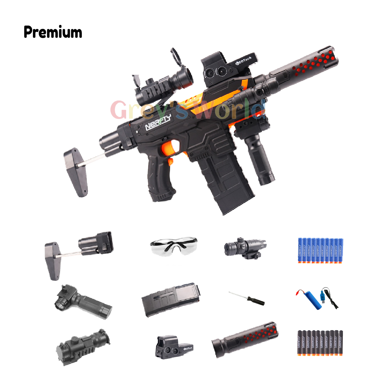 [Grey's World] LEFAN TOYS M416 soft bullet toy gun, storm blaster ...