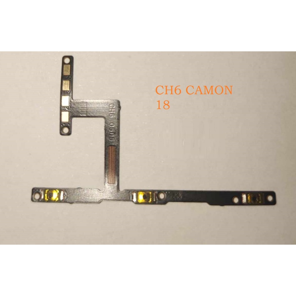 Tecno Camon 18 CH6 Switch ON OFF Key Mute Button Ribbon Flex Cable ...