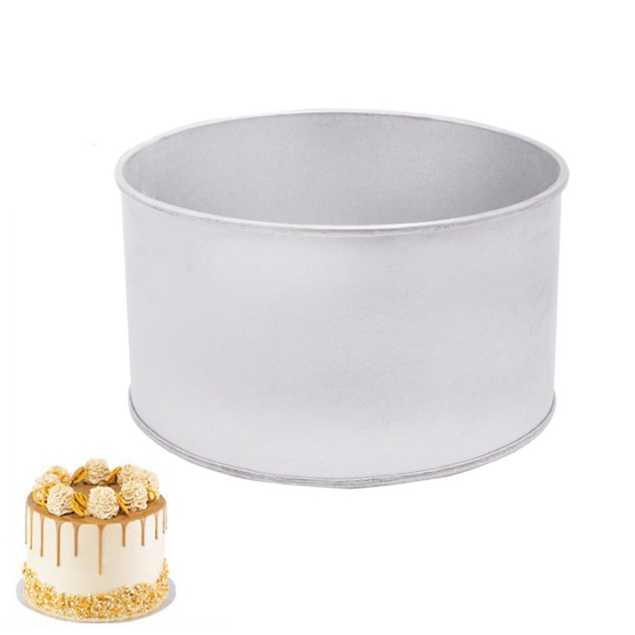 Heighted Round Cake Mold Galvanized Steel 9 X 9 X 4 Inch | Daraz.pk