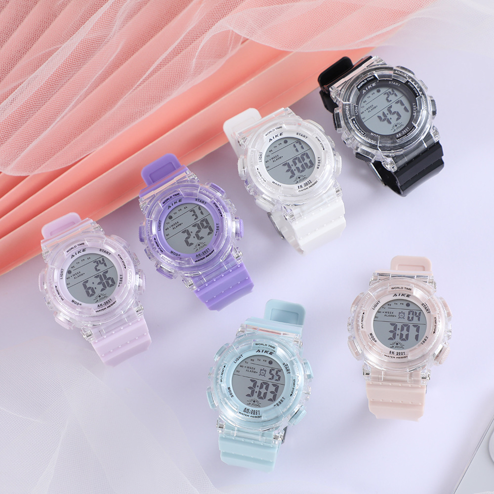 【Buy with eyes closed】Aike Electronic Watch - Student Waterproof Watch ...