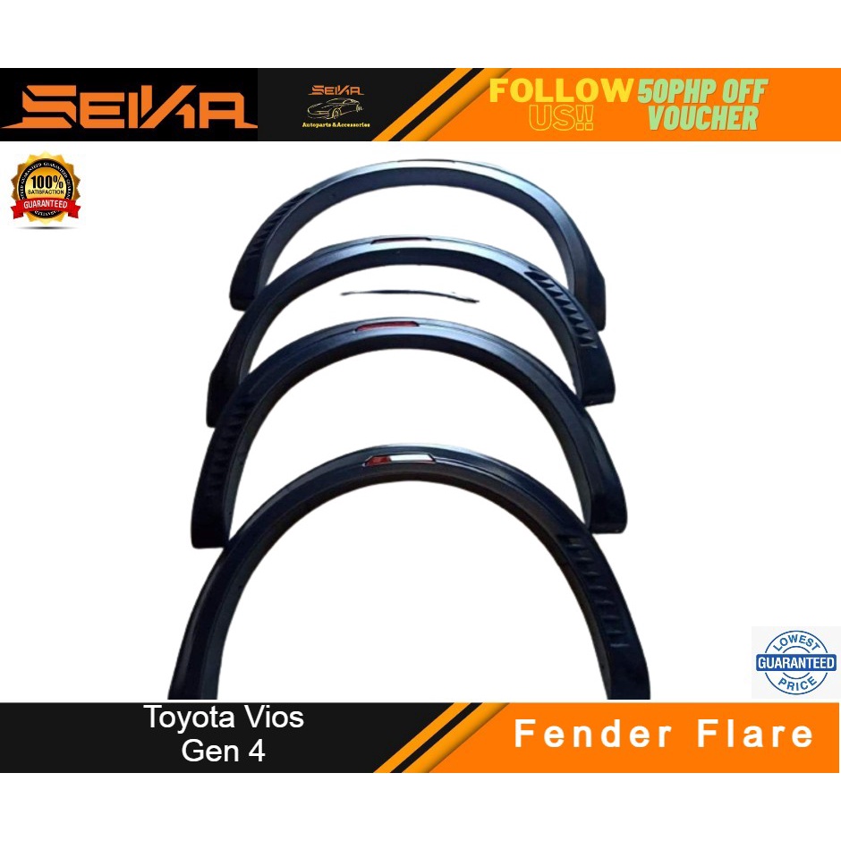 Toyota Vios Gen 4 Fender Flare | Lazada PH