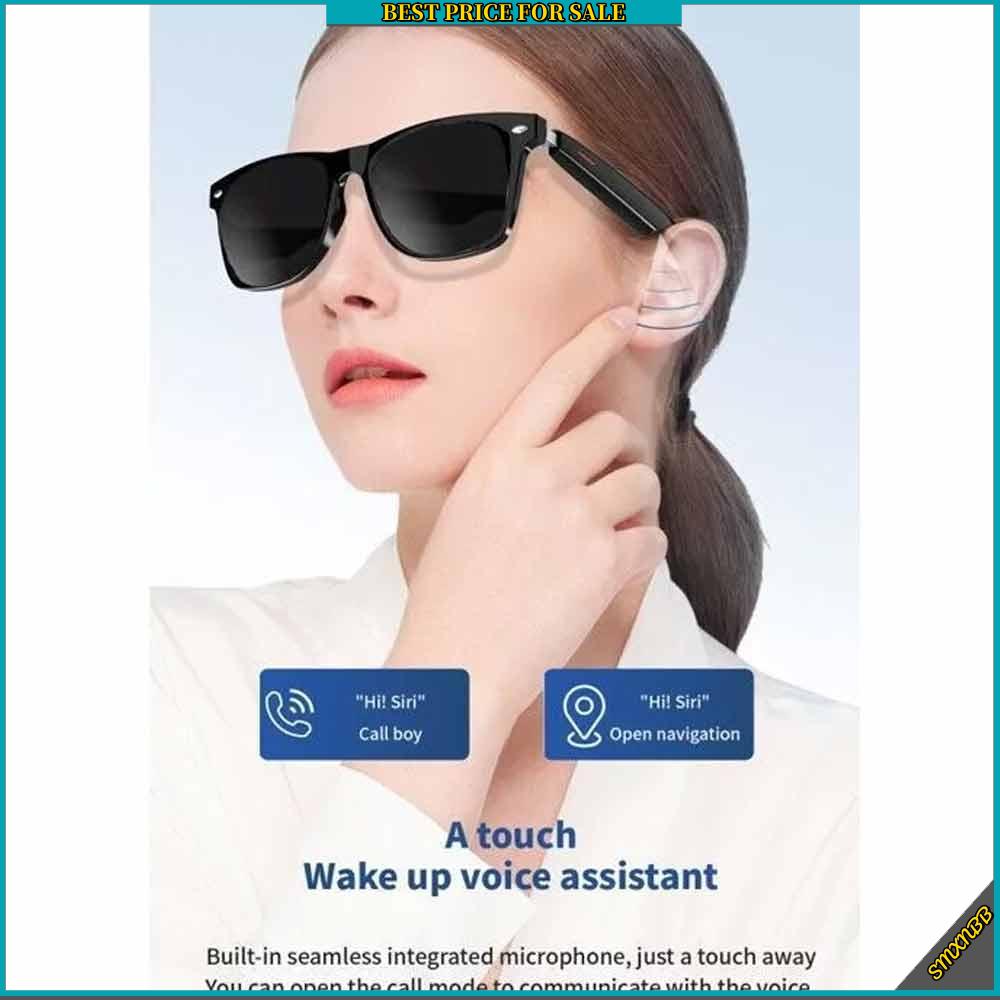 Smart Glasses Camera Bluetooth Sunglasses Open Ear Speaker Headset ...