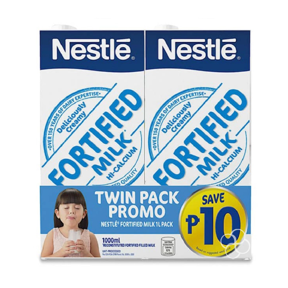 Nestle Fortified Milk 2 x 1L Promo Pack | Lazada PH