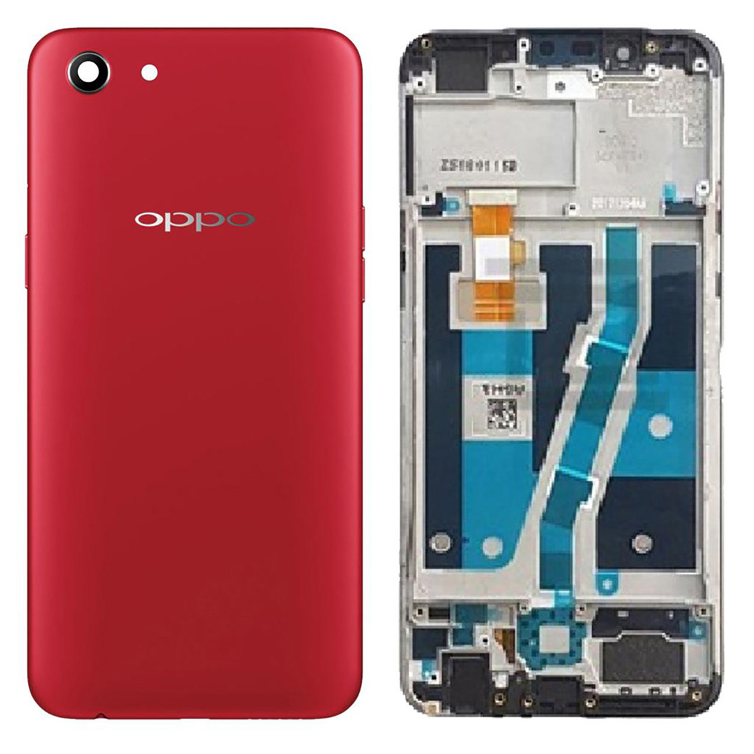 Oppo A83 Middle Frame Housing With Power and Volume Buttons and Camera ...