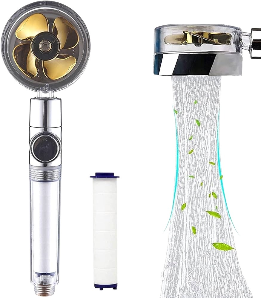 Hydro Jet Handheld Turbo Fan Shower Heads, High Pressure Shower Heads ...