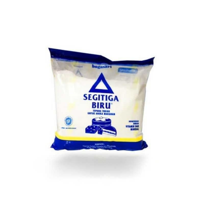 Tepung Terigu Bogasari Segitiga Biru 1 Kg Tepung Terigu Bogasari