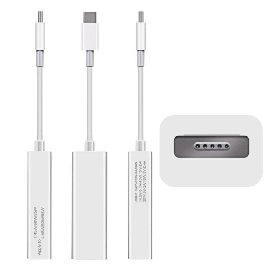 Usb C Magsafe Adapter, Type C To Magsafe 1&2 Converter Adapter Charge ...