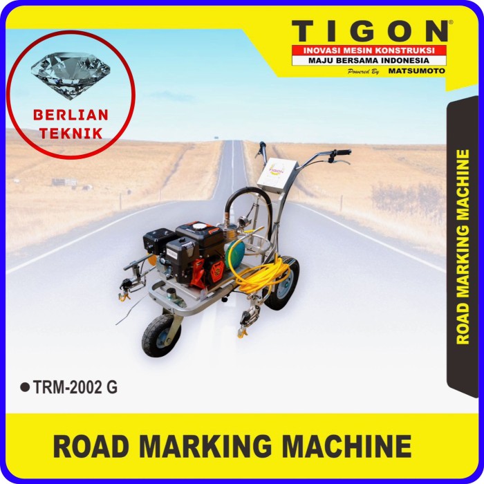 MESIN CET MARKA JALAN ROAD MARKING MACHINE TIGON TRM 2002 G | Lazada ...