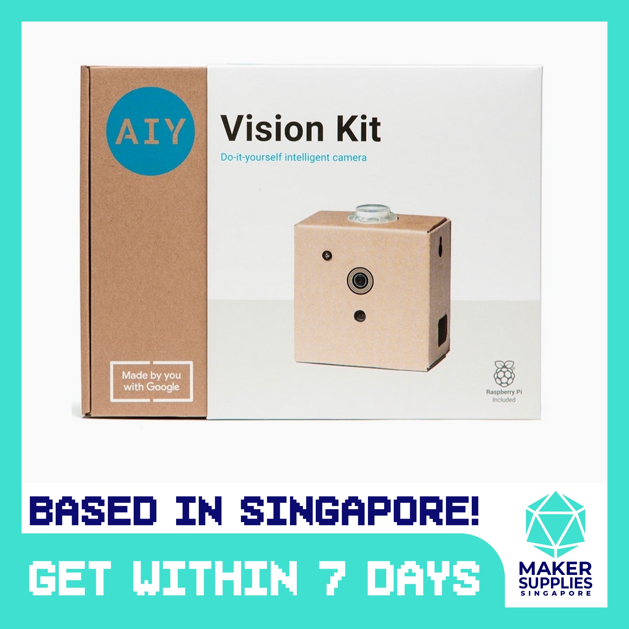 Google AIY Vision Kit V1.1 - Includes Raspberry Pi Zero WH Set AI ...