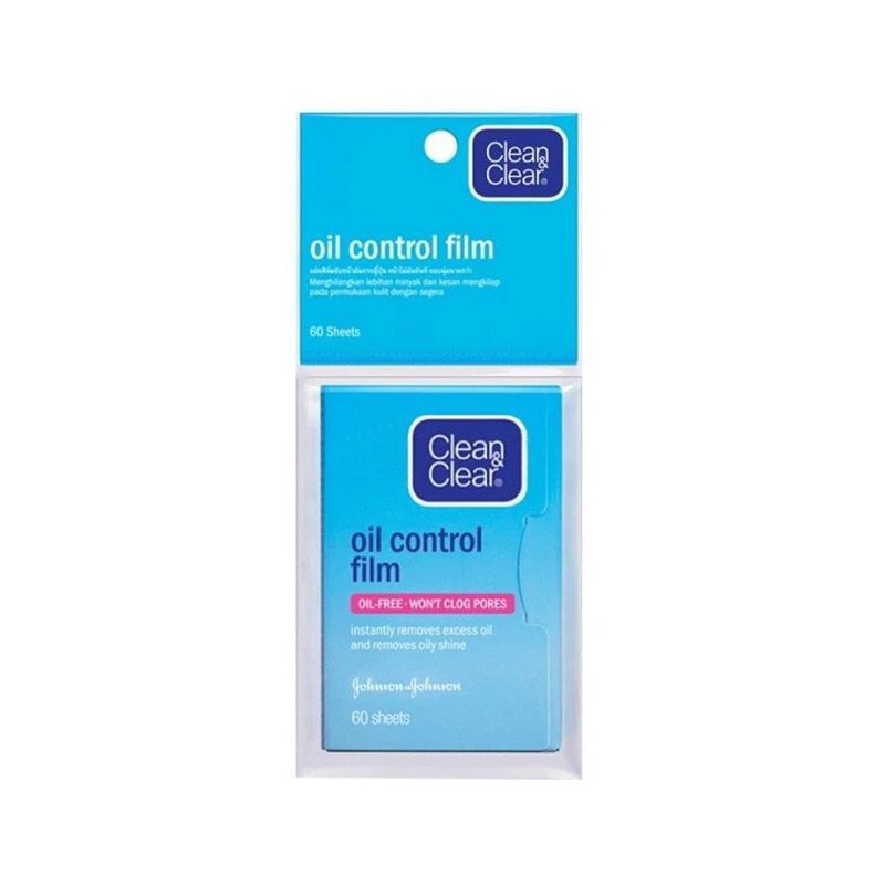 CLEAN & CLEAR Oil Control Film 60's - blotting paper, skin oil control ...