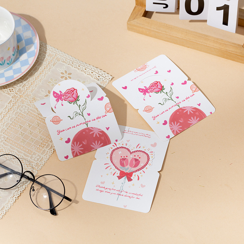 10pcs Invitation Greeting Cards Happy Birthday DIY Decoration Message ...