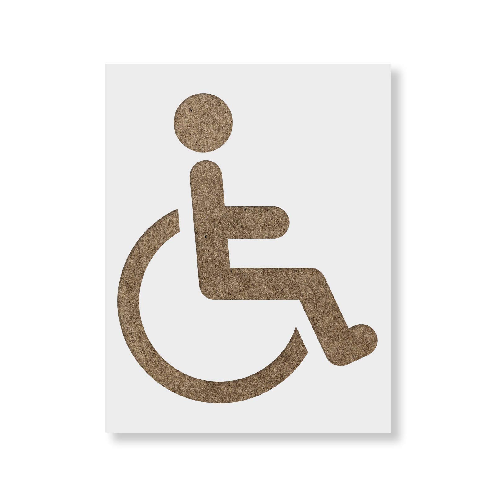 Handicap Symbol Stencil – 12x20 Reusable Stencil Sheet for Handicap ...