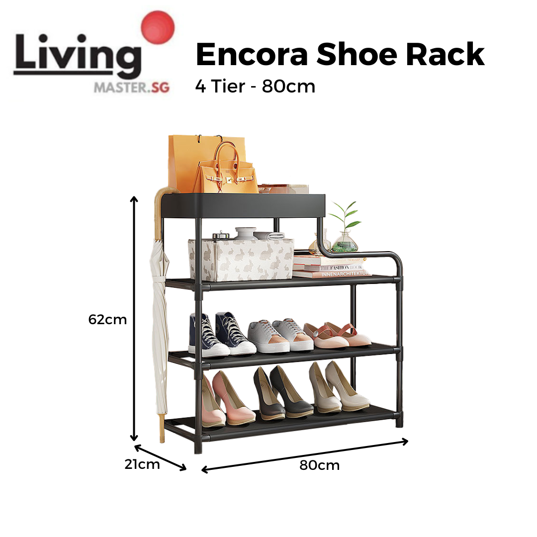 Encora Shoe Rack Organizer Shoe Shelf Large Capacity Shoe Rack With ...
