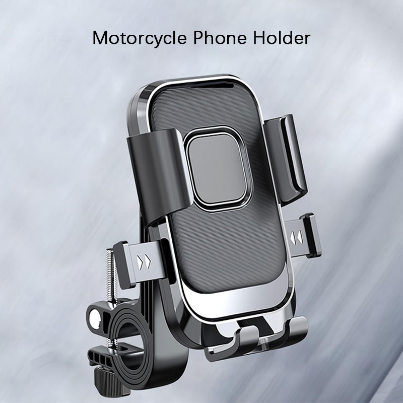Moto Bike Phone Holder, One Hand Operation And 360° Rotatable Phone ...